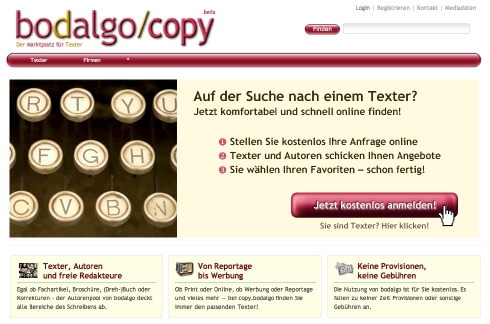 Münchener Start-Up bodalgo hilft bei der Suche nach Textern und Autoren ...